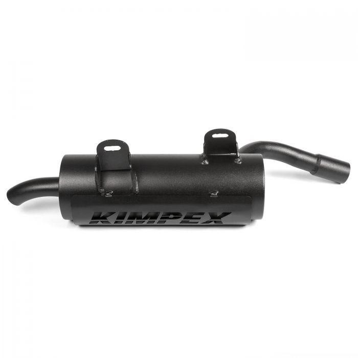 Kimpex Bolt-on Muffler - Black - Curved - 478511 | Kawasaki Bayou 300 ...