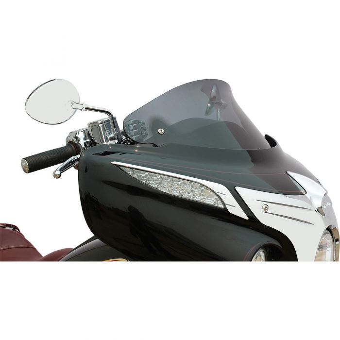 Klock Werks Flare Windshield 10" - Dark Smoke - KW05-05-0040 | FortNine ...