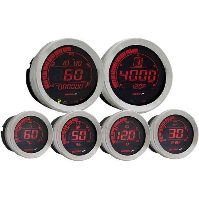 Koso HD-02 6-Piece Gauge Set | FortNine Canada