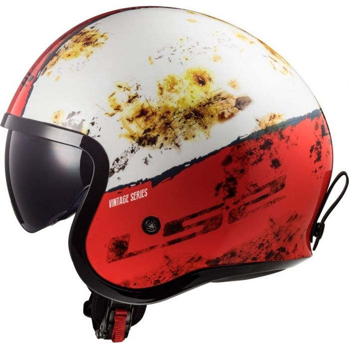 LS2 OF599 Spitfire Rust Helmet | FortNine Canada