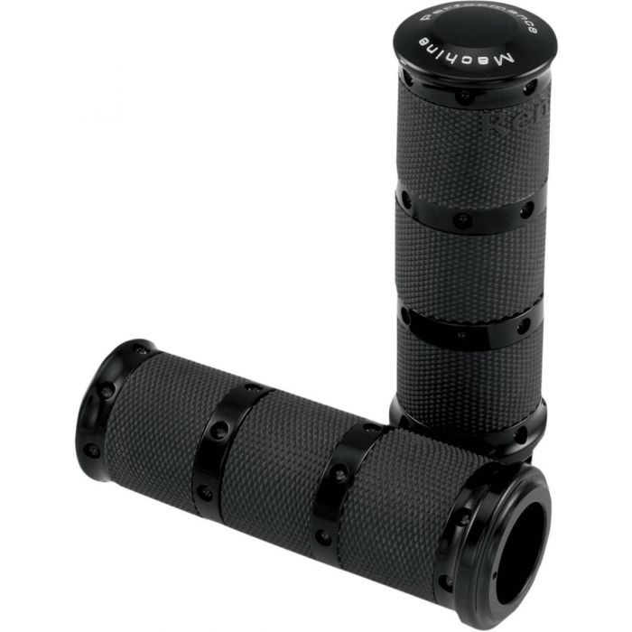 Performance Machine Contour Renthal Wrapped Grips - X-Large - Chrome ...