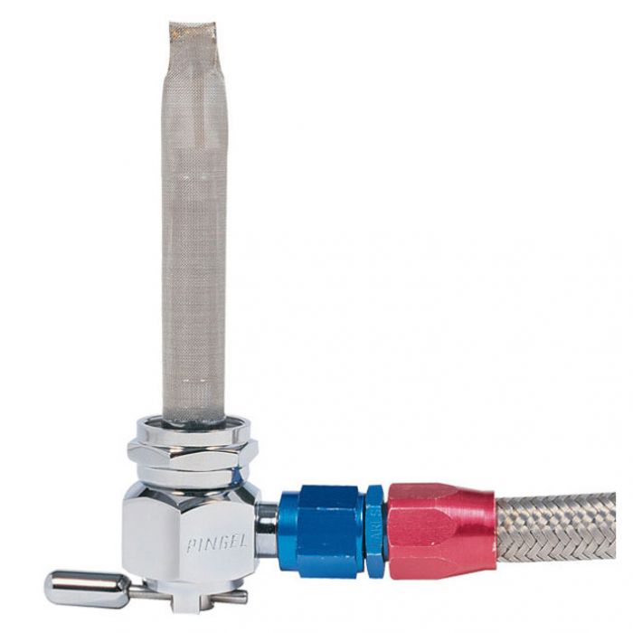 Pingel Designer Power-Flo Petcocks - Hex Metric - 6331-CH | FortNine Canada