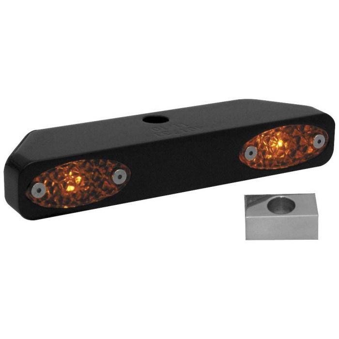 Pro-One Turn Signals for Narrow Glide Trees - Smooth - Black - 401730B ...