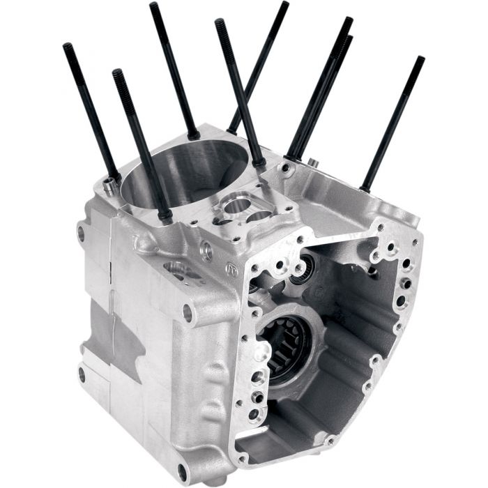 S&S Cycle Twin Cam Engine Case - 4 1/8in Bore with Stock Stud Pattern ...