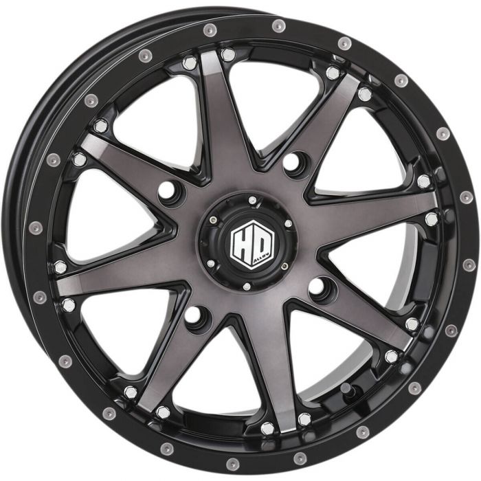 STI HD10 Alloy Wheel 14x7 - 5+2 Offset - 4/156 - Smoke/Matte Black ...