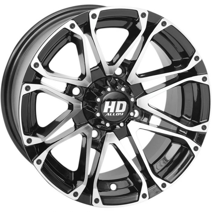 STI HD3 Alloy Wheel 14x7 - 2+5 Offset - 4/110 - Machined/Gloss Black ...