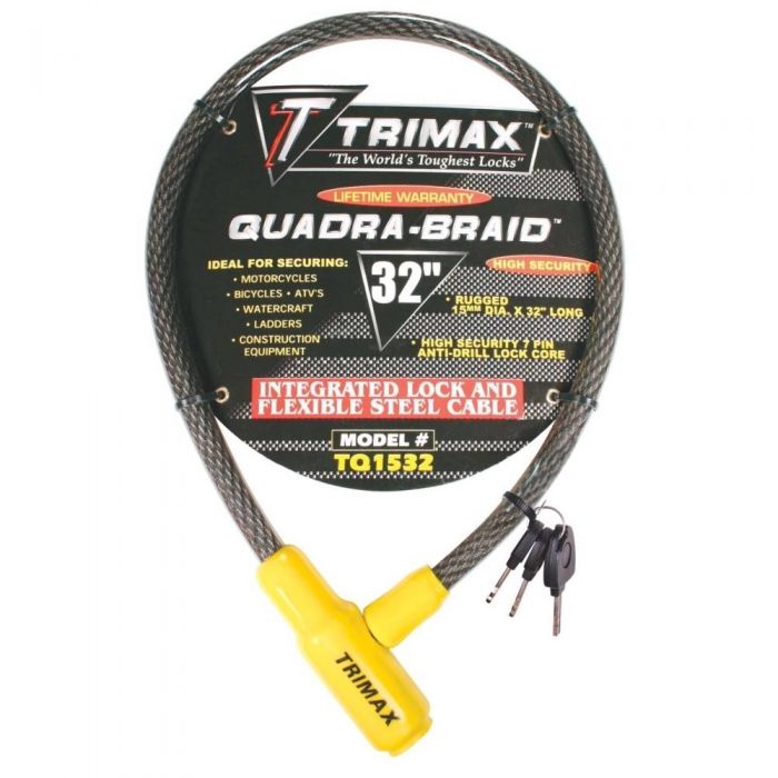 Trimax Quadra-Braid - Verrou Intégré et Câble en Acier Flexible ...