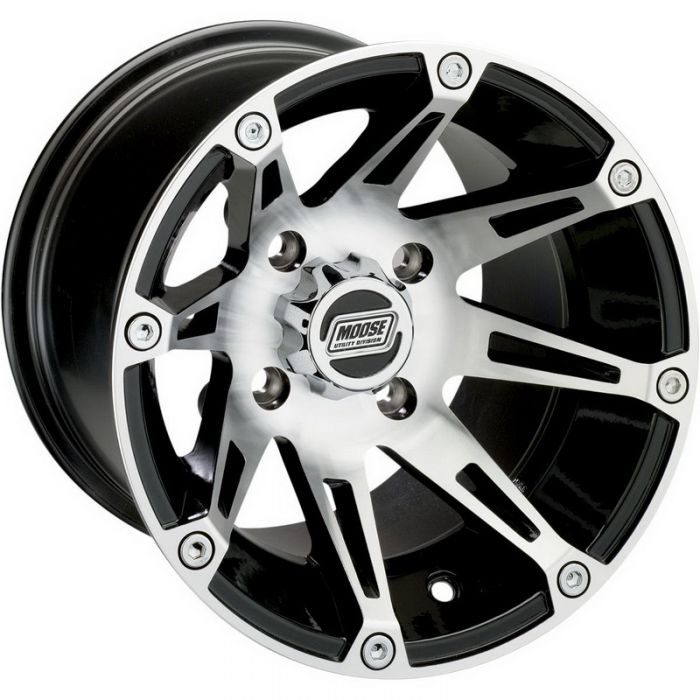 Moose 387X Wheel - Rear Wheel - 14x8 - 4+4 Offset - 4/156 - Machined ...