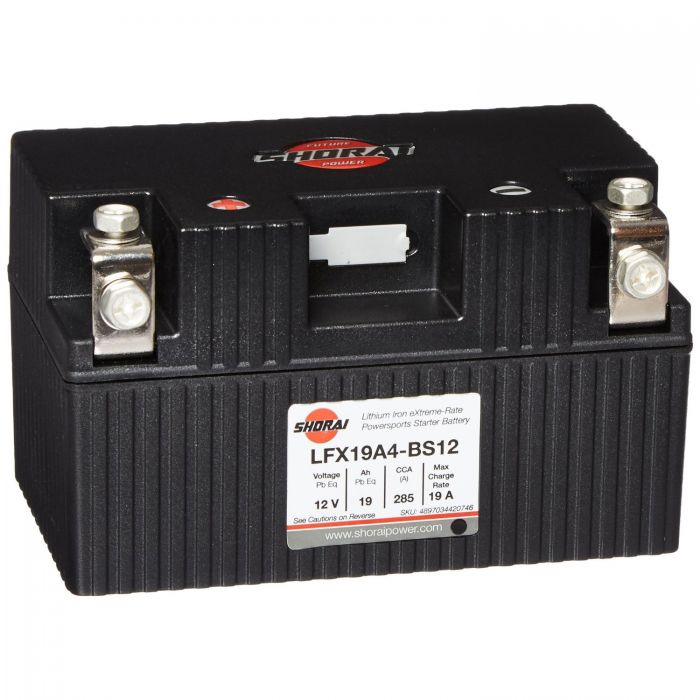 Shorai Lithium Iron Extreme-Rate Battery - LFX19A4-BS12 | FortNine Canada